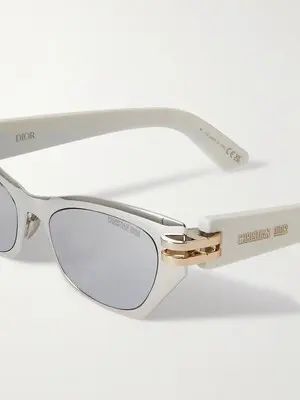 Dior Cat-eye Acetate Sunglasses - Silver