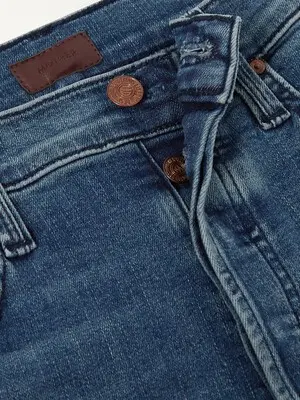 MOTHER The Tomcat Hover High-rise Straight Leg Jeans