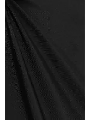 Emilio Pucci Cropped Stretch-crepe Top With Silk Trim