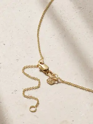 SYDNEY EVAN 14-karat Yellow Diamond Pendant Necklace