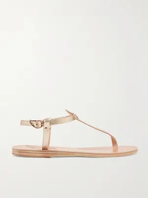 ANCIENT GREEK SANDALS Lito Metallic Leather Sandals - Gold