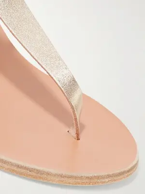 ANCIENT GREEK SANDALS Lito Metallic Leather Sandals - Gold