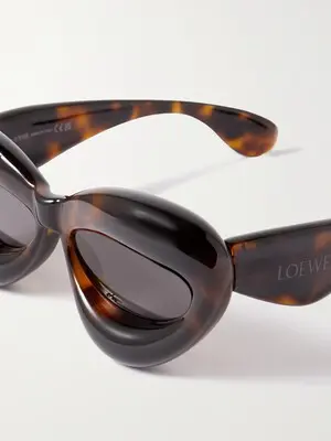 Loewe Inflated Cat-eye Sunglasses - Brown