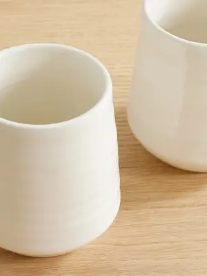 Brunello Cucinelli Tradition Set Of Two Ceramic Cups