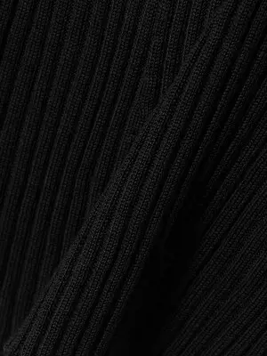 Adam Lippes Florentine Ribbed Silk And Cashmere-blend Top