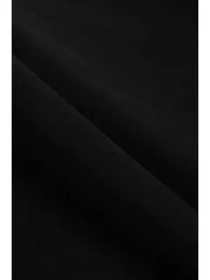 Another Tomorrow Organic Cotton & Tencel Jersey Midi Dress - Black