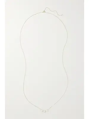 Mizuki 14 Karat Gold And Pearl Necklace