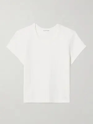 SLVRLAKE Easy Cotton-jersey T-shirt - White