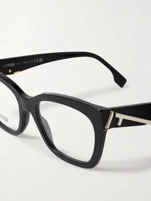Fendi First Square-frame Acetate Optical Glasses