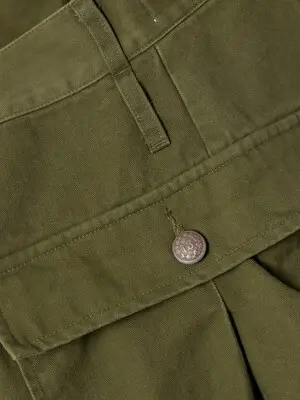 R13 Bubble Herringbone Cotton Shorts