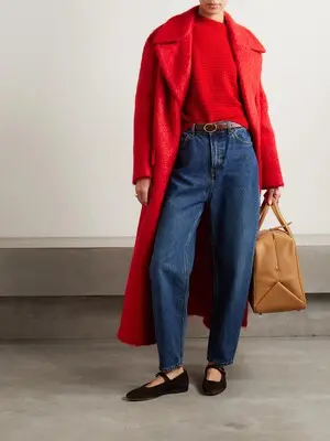 Sasuphi Waffle-knit Merino Wool And Cashmere-blend Sweater
