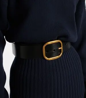 Loewe Leather Belt - Black