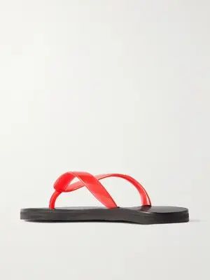 ANCIENT GREEK SANDALS Saionara Jelly Pvc Flip Flops - Red