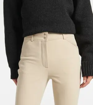 Loro Piana Doris Slim-fit Cotton-blend Twill Trousers