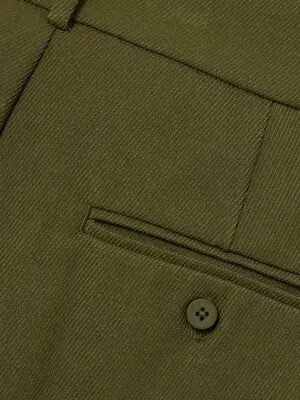 Staud Prince Twill Wide-leg Pants