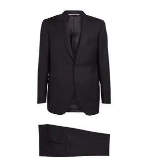 Canali Wool 2-piece Suit Navy