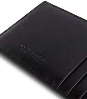 Bottega Veneta Leather Maxi Intrecciato Card Holder