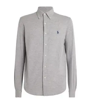 Polo Ralph Lauren Cotton Oxford Shirt - Grey