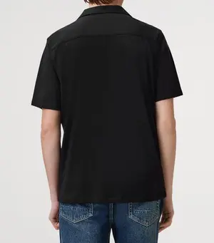 ALLSAINTS Cotton Hudson Shirt - Black
