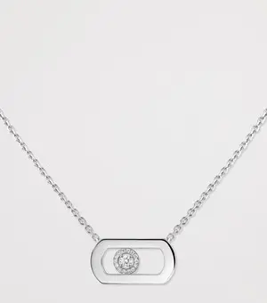 Messika So Move White Gold And Diamond Necklace