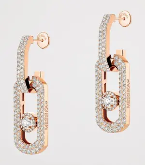 Messika So Move Diamond Xl Pavé Earrings