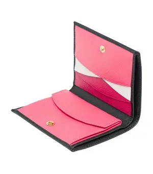 Prada Small Saffiano Leather Bifold Wallet - Black