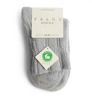 Falke Knitted Bed Socks - Grey