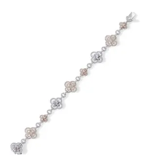 BOODLES Platinum And Diamond Bracelet - Silver