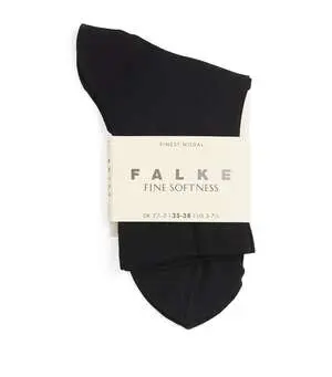 Falke Fine Softness Socks - Black