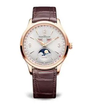 JAEGER-LECOULTRE Rose Gold Master Control Calendar Watch - Silver