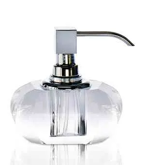 DECOR WALTHER Kristall Soap Dispenser - Silver