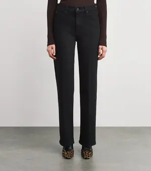 MOTHER The Kick It Straight Jeans - Black