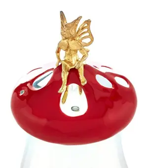 CARRS SILVER Sterling Toadstool Keepsake Box