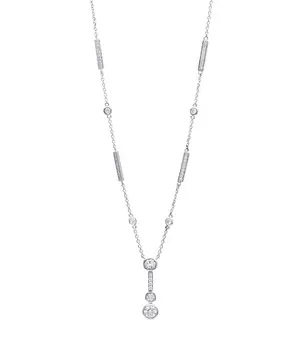BOODLES Platinum And Diamond Waterfall Necklace