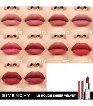 Givenchy Le Rouge Sheer Velvet Refillable Matte Lipstick