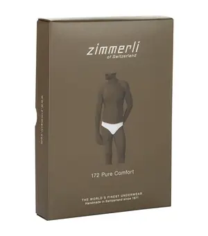 Zimmerli 172 Pure Comfort Hipster Briefs - Black