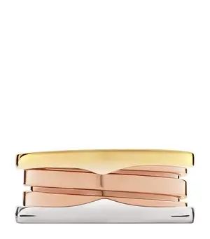 BVLGARI B.zero1 Three-band Ring In 18kt