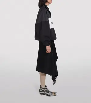 Balenciaga Logo Zip-up Track Jacket