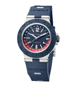 BVLGARI Aluminium Gmt Watch - Blue