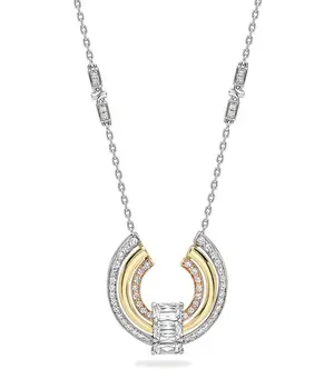 BOODLES Mixed Gold, Platinum, And Diamond Ribbons Pendant - Silver
