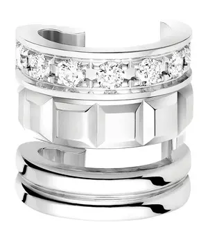 Boucheron White Gold And Diamond Quatre Single Ear Clip