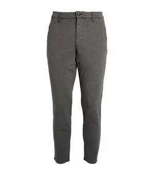 7 For All Mankind Double-knit Travel Chinos - Grey
