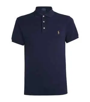 Polo Ralph Lauren Cotton Slim-fit Polo Shirt - Navy