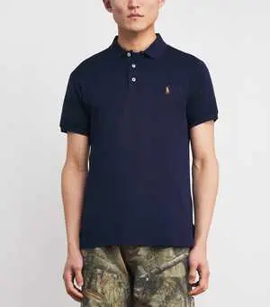 Polo Ralph Lauren Cotton Slim-fit Polo Shirt - Navy