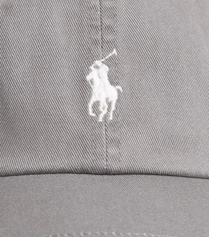 Polo Ralph Lauren Cotton Baseball Cap With Logo - Grey