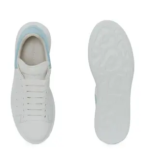 Alexander McQueen Oversized Leather Sneakers - Nude