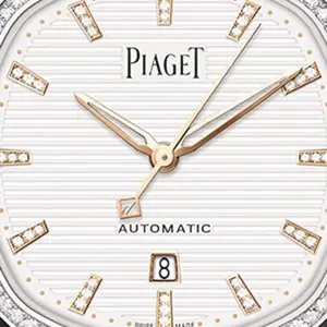 PIAGET Polo Date Automatic Watch With Diamonds