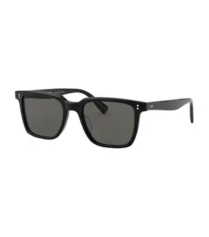 Oliver Spencer Lachman Square Sunglasses - Black