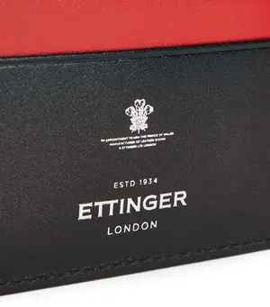 ETTINGER Sterling Flat Card Holder - Red