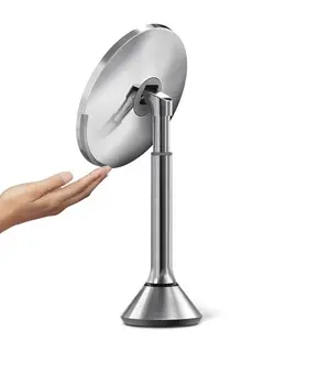SIMPLEHUMAN Stainless Steel Sensor Touch Control Mirror - Silver